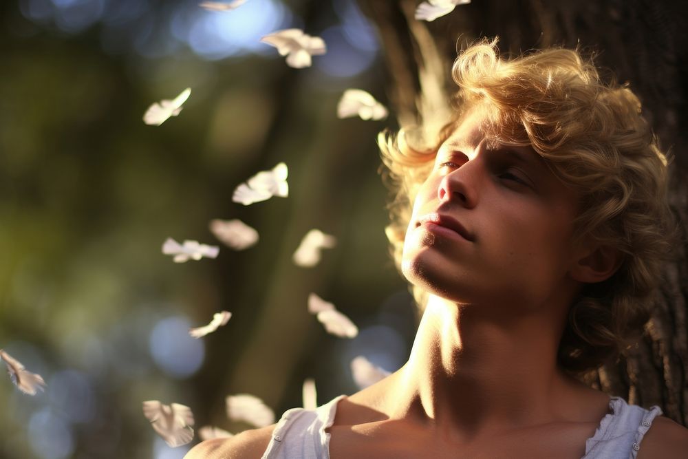 Cupid photography portrait contemplation. | Premium Photo - rawpixel