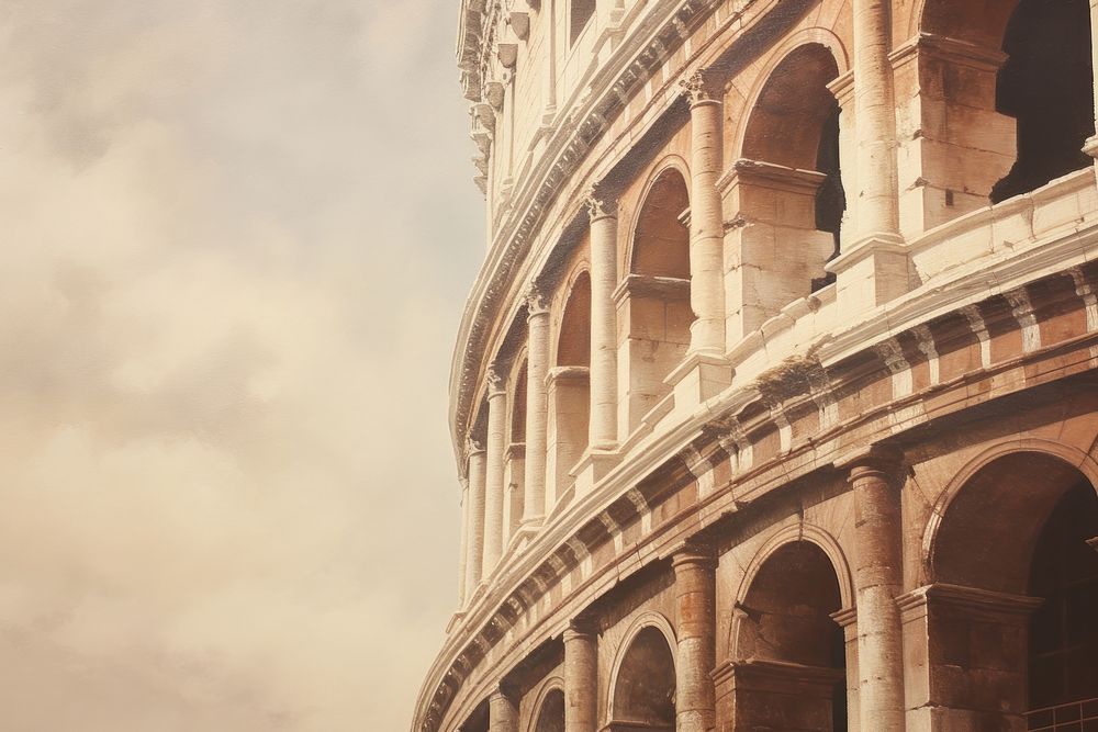 Famous landmark architecture old amphitheater. | Free Photo ...