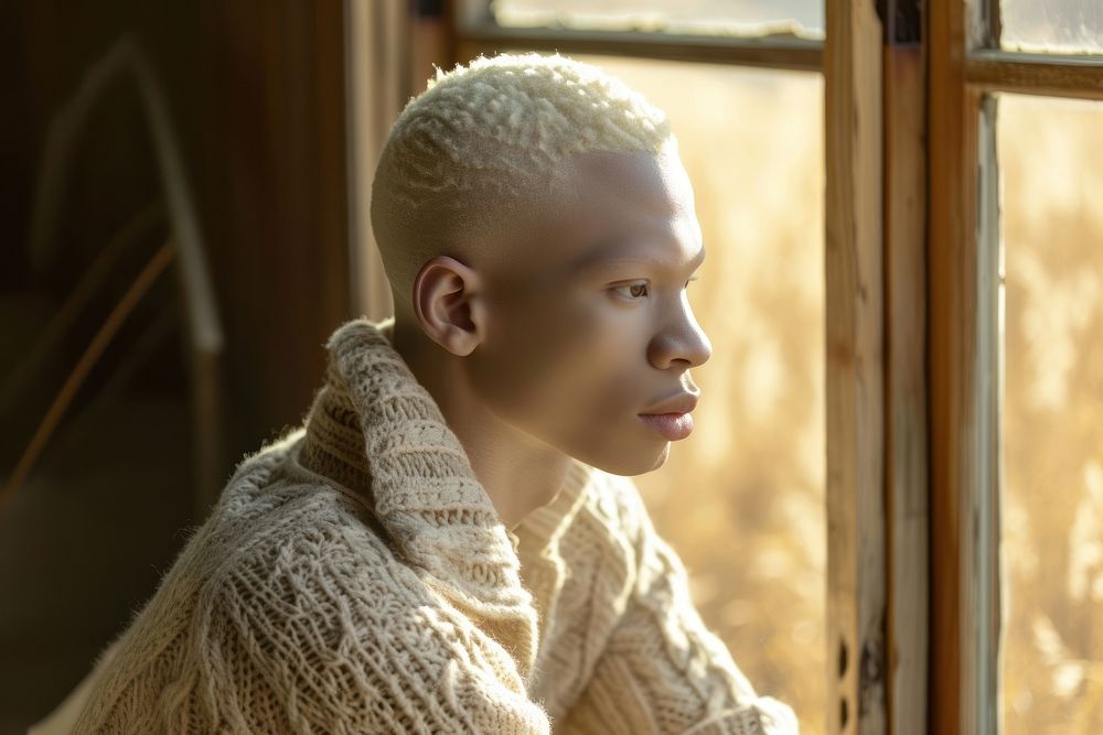 Half albino african male portrait | Free Photo - rawpixel