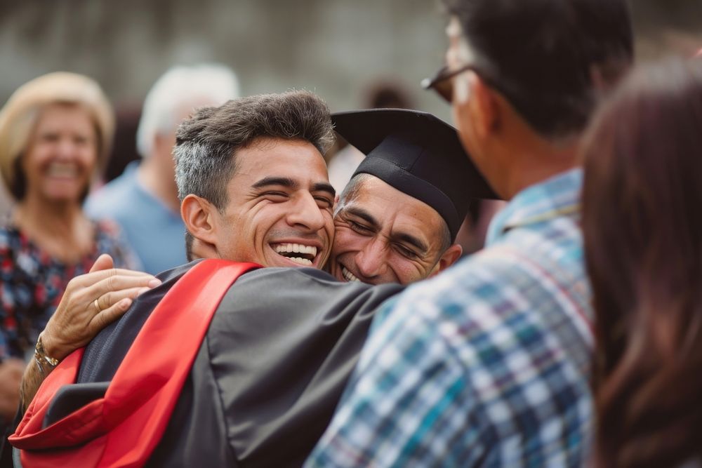 graduation ceremony laughing smiling adult. | Free Photo - rawpixel