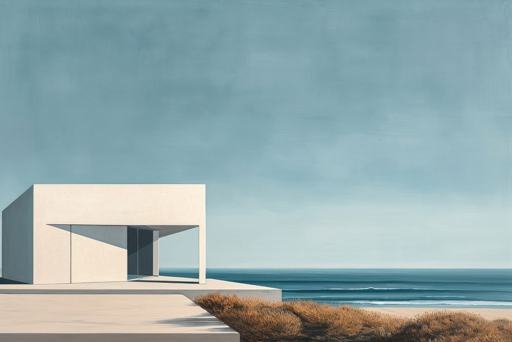 Home beach architecture building outdoors. | Free Photo Illustration ...