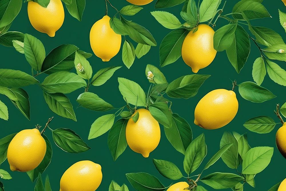 Lemon fruit pattern lemon backgrounds | Premium Photo - rawpixel