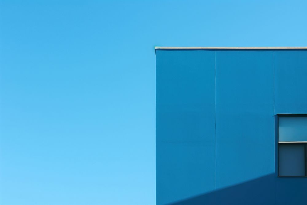 Blue building architecture outdoors wall. | Premium Photo - rawpixel