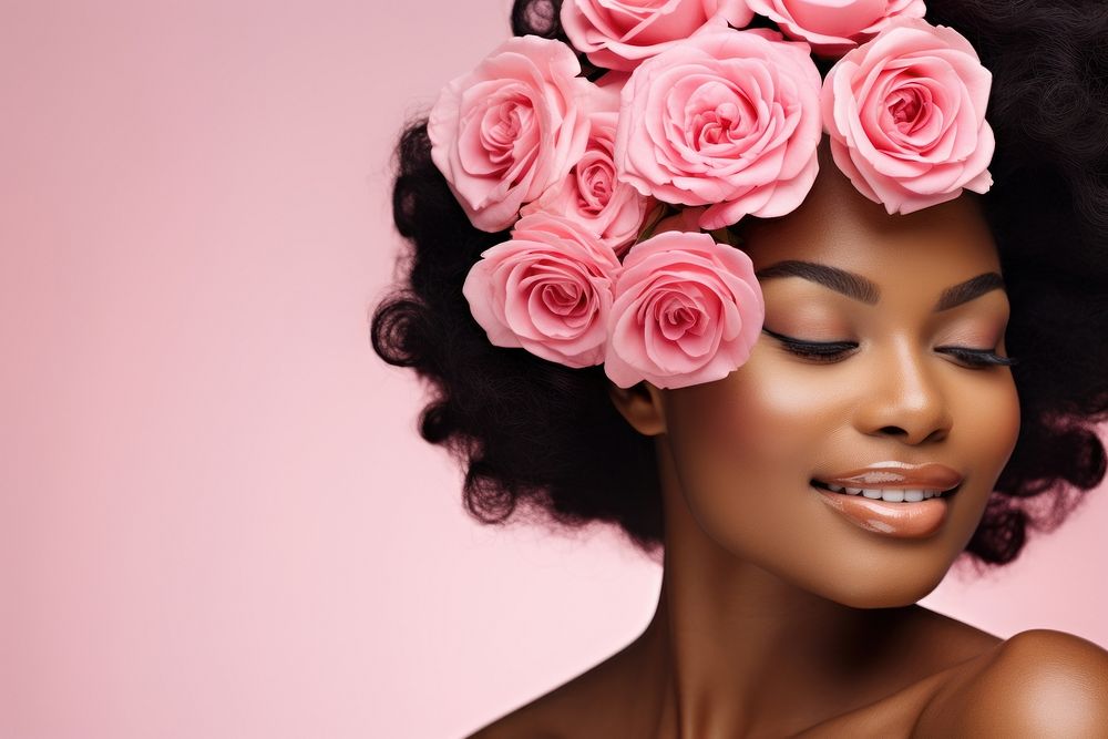 Portrait smiling flower adult. | Premium Photo - rawpixel