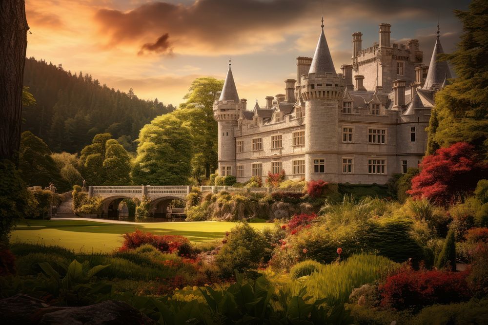 Balmoral Castle architecture building outdoors. | Premium Photo - rawpixel