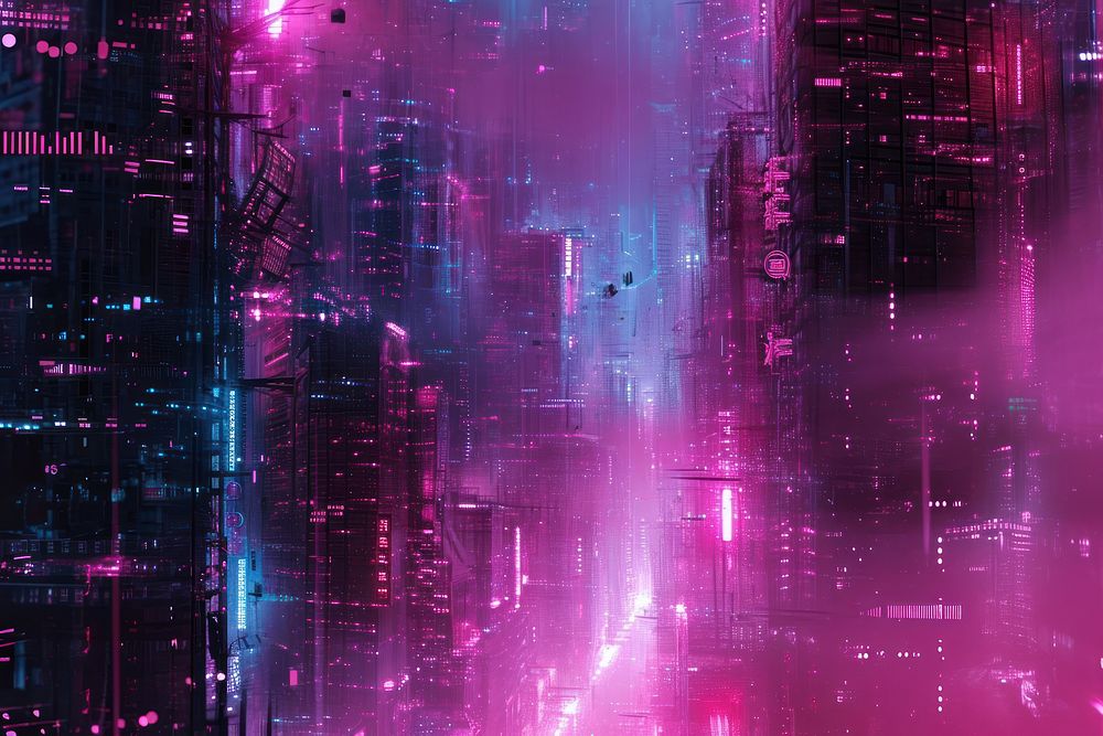 Cyberpunk abstract background backgrounds purple | Free Photo ...