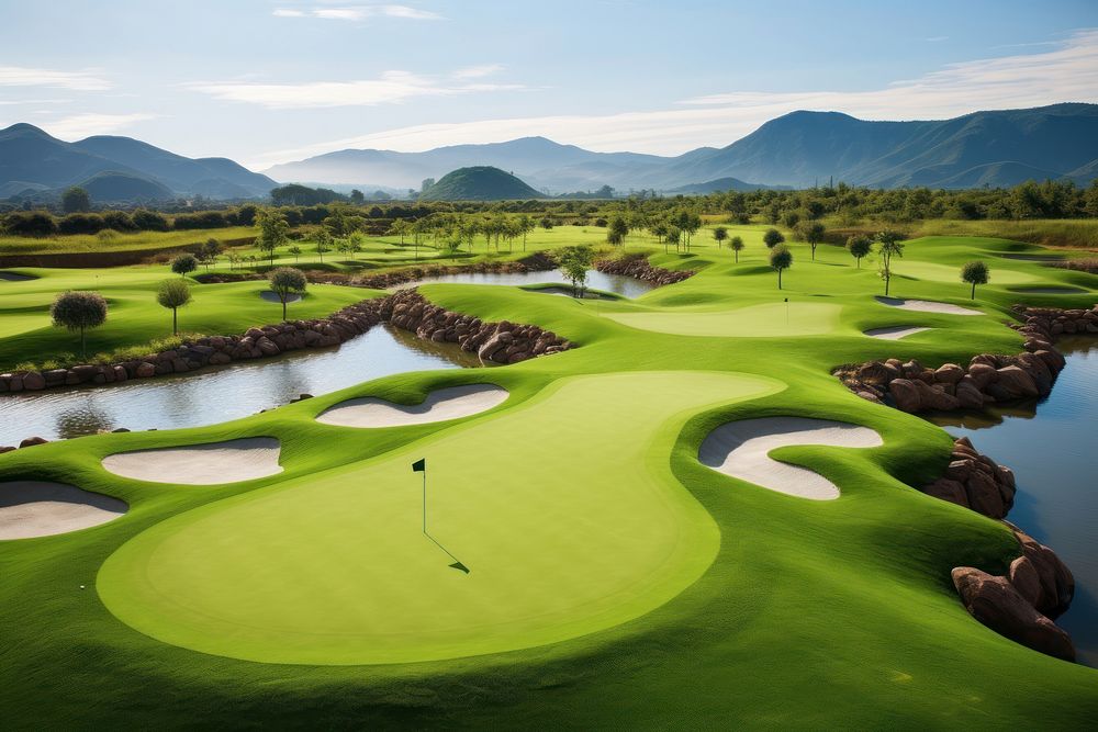 Golf course field outdoors nature. | Premium Photo - rawpixel
