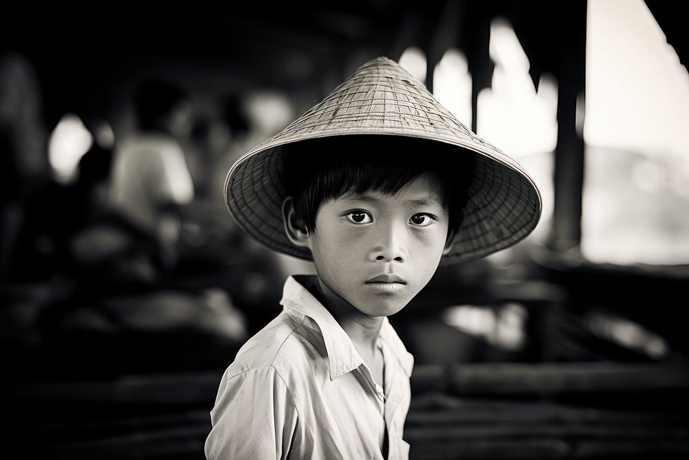 Vietnamese kid portrait child black | Free Photo - rawpixel