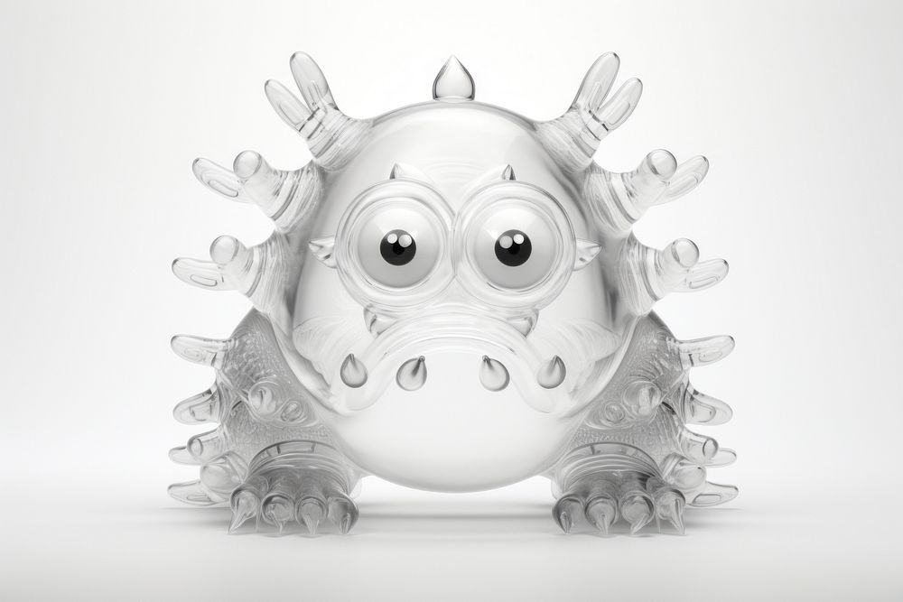 Monster animal white representation. | Free Photo Illustration - rawpixel