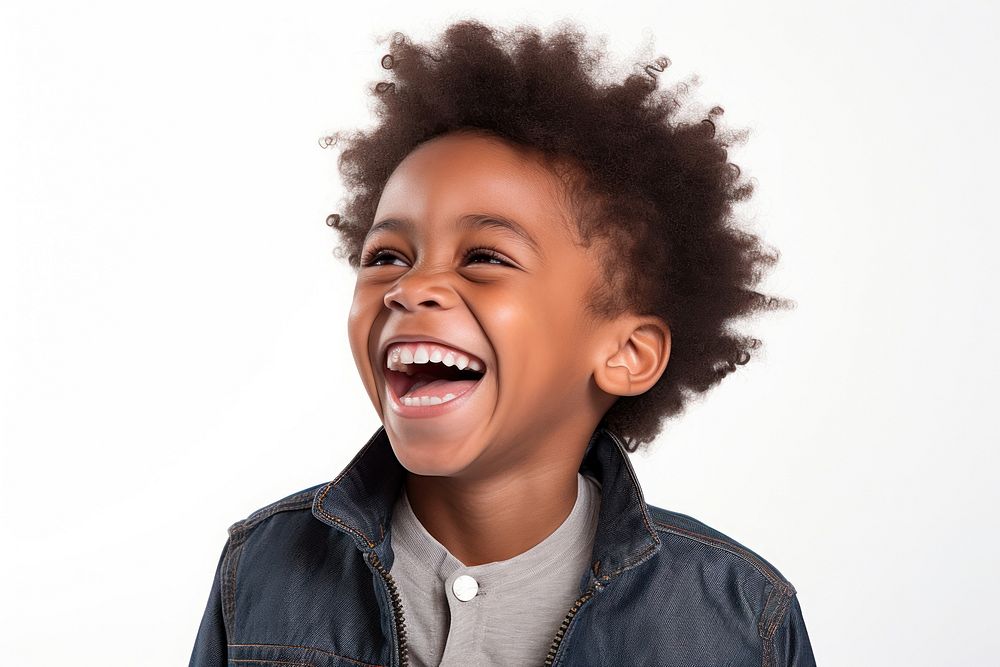 Black kid laughing happy joy. | Premium Photo - rawpixel