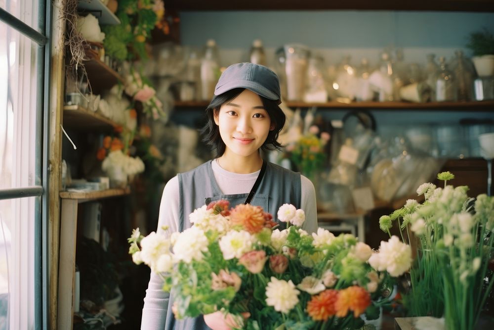 Florist portrait flower adult. | Free Photo - rawpixel