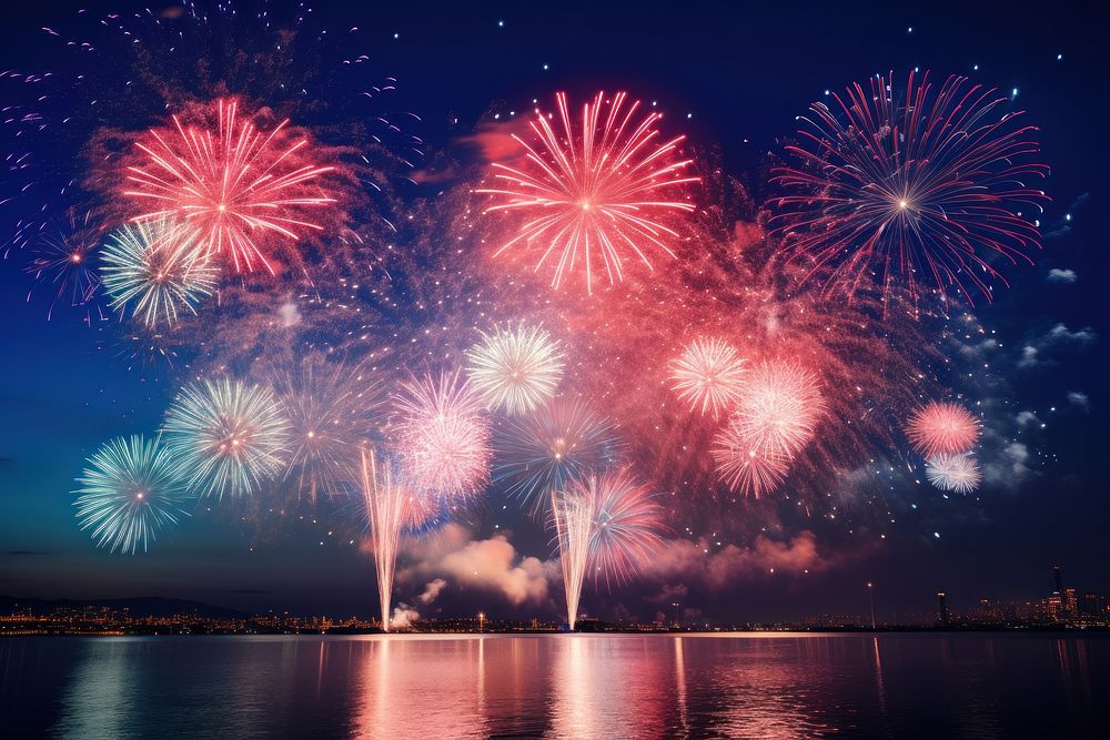 Firework fireworks celebration outdoors. | Free Photo - rawpixel