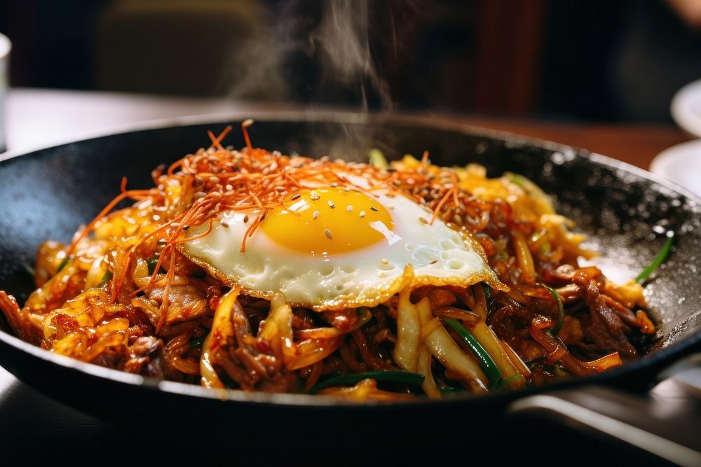 Korean food plate dish egg. | Free Photo - rawpixel