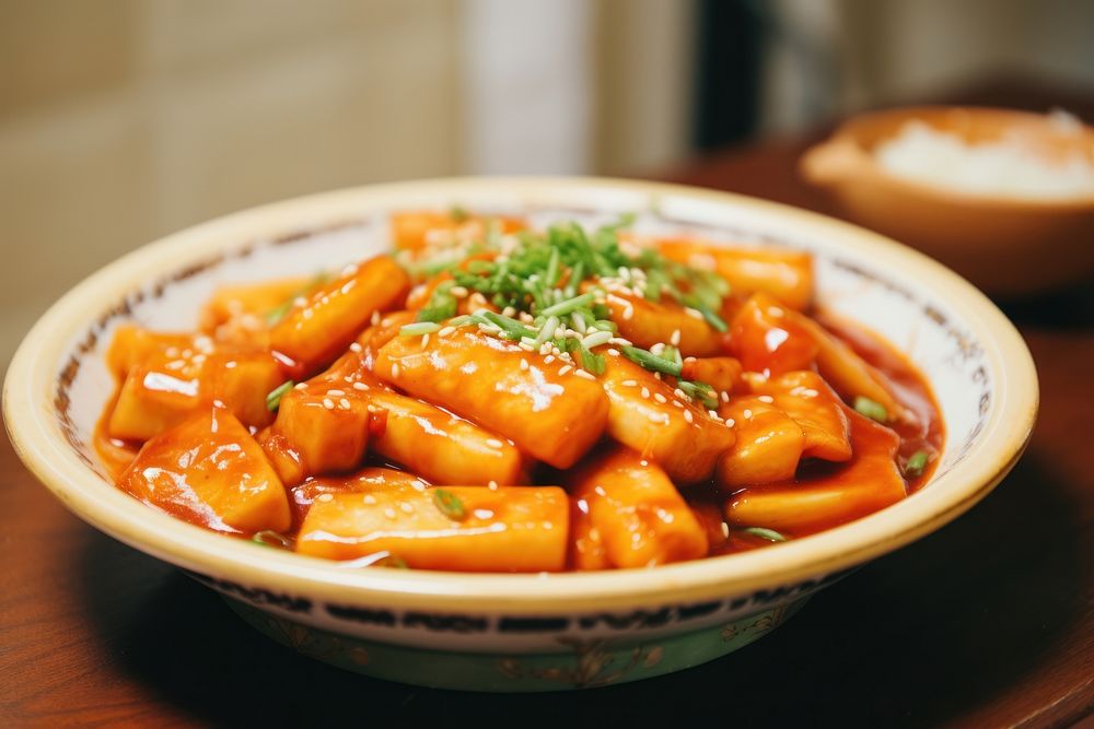 Tteokbokki dish food meal. | Premium Photo - rawpixel