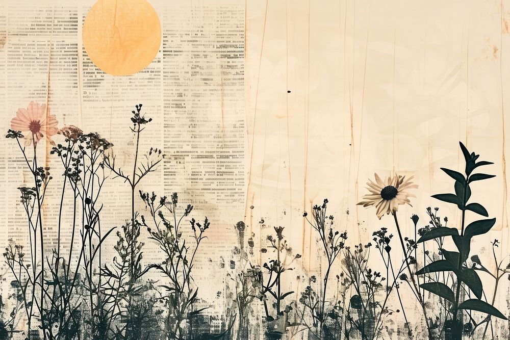 Sun border backgrounds pattern flower. | Premium Photo Illustration ...