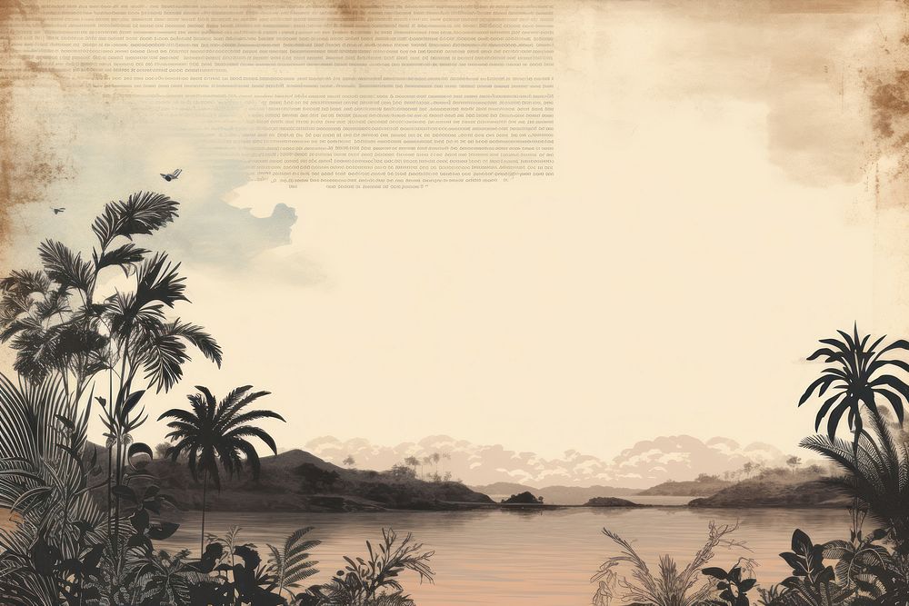 Sunset border landscape outdoors nature. | Free Photo Illustration ...