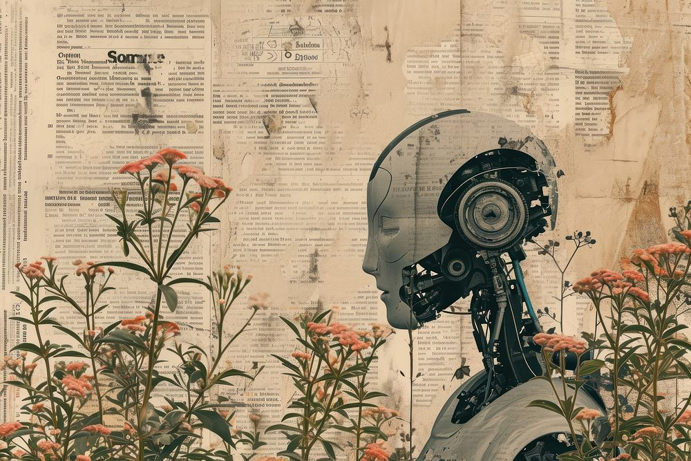 Technology flower plant art. | Premium Photo Illustration - rawpixel
