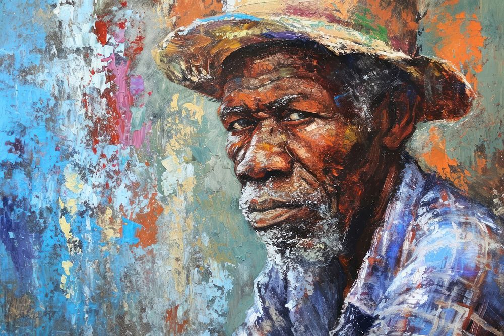 African painting portrait art. AI | Free Photo Illustration - rawpixel