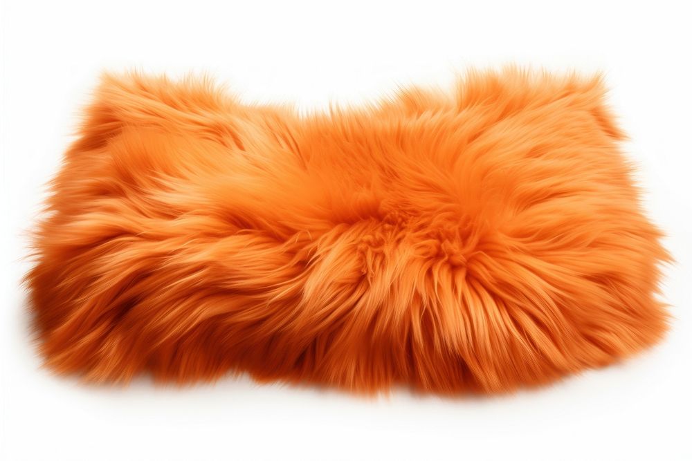 Orange fur fabric textile white | Premium Photo - rawpixel