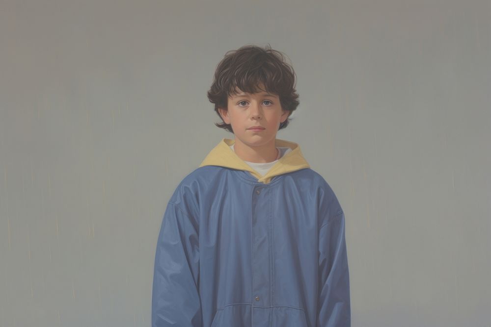 Rain portrait painting photography. | Free Photo Illustration - rawpixel