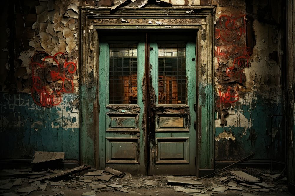 Door deterioration architecture destruction. | Premium Photo - rawpixel