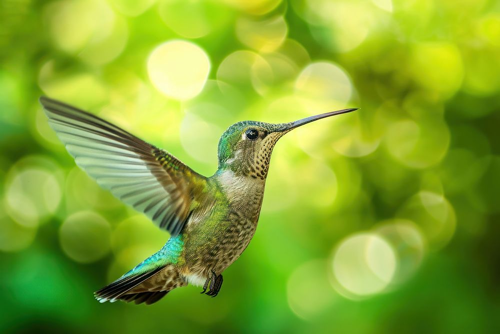 Hummingbird hovering animal nature. | Premium Photo - rawpixel
