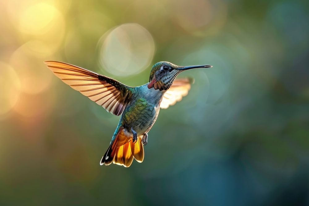 Hummingbird hummingbird hovering animal. | Free Photo - rawpixel