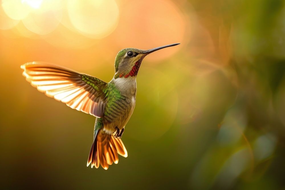 Hummingbird hummingbird hovering animal. | Free Photo - rawpixel