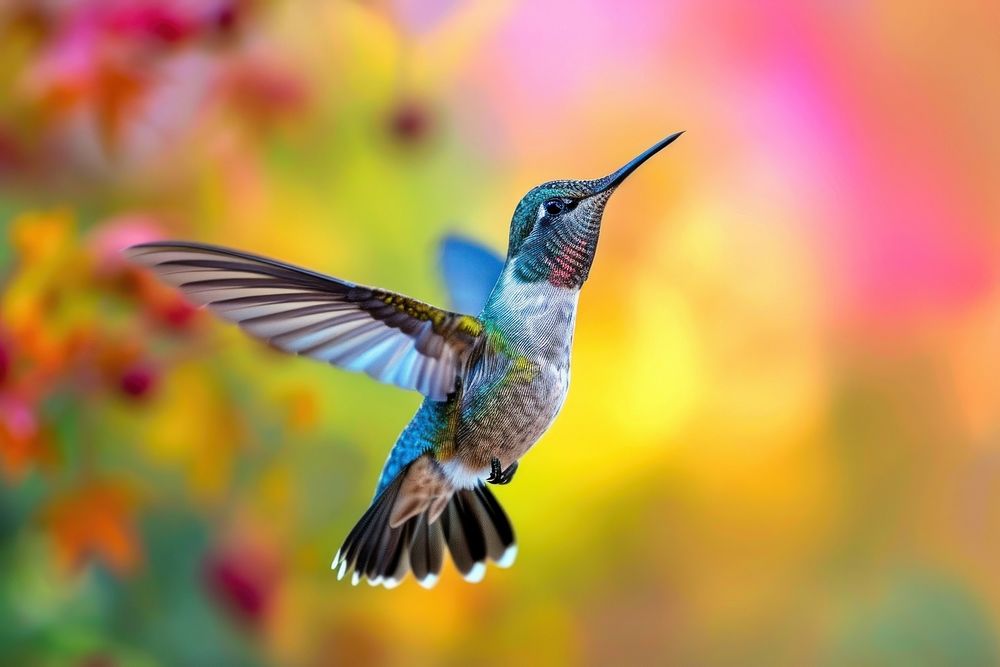 Hummingbird hummingbird hovering animal. | Free Photo - rawpixel
