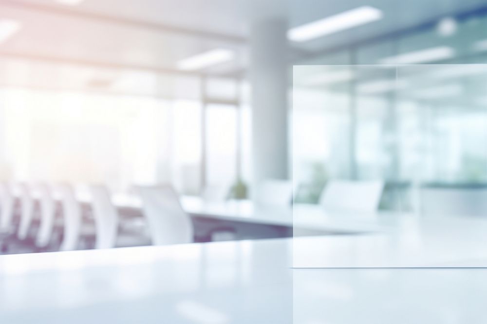 Office table architecture reflection. | Premium Photo - rawpixel