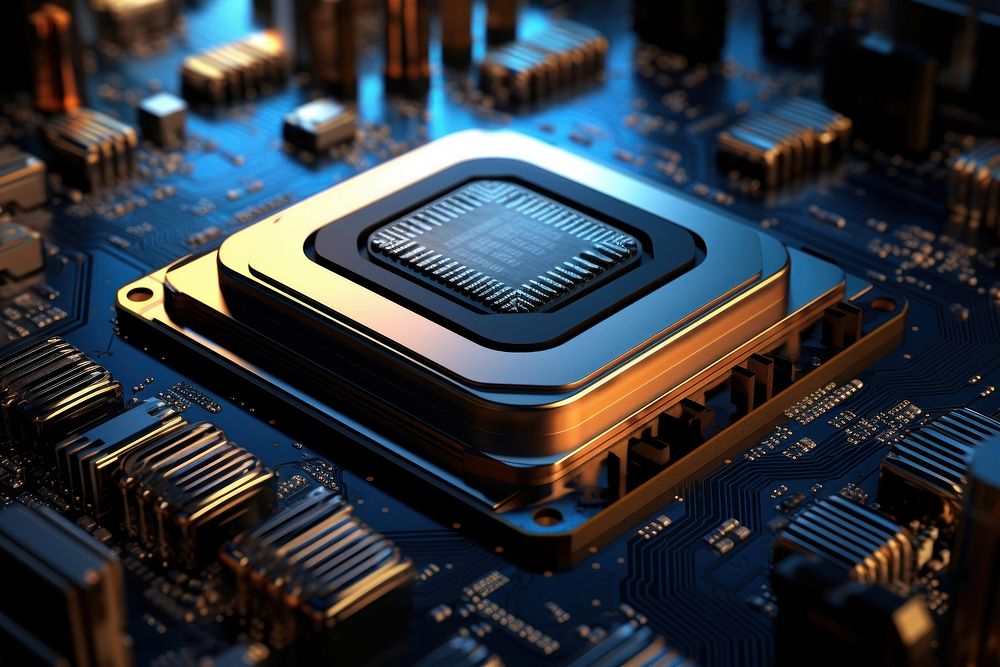 Processor electronics computer motherboard. | Free Photo - rawpixel