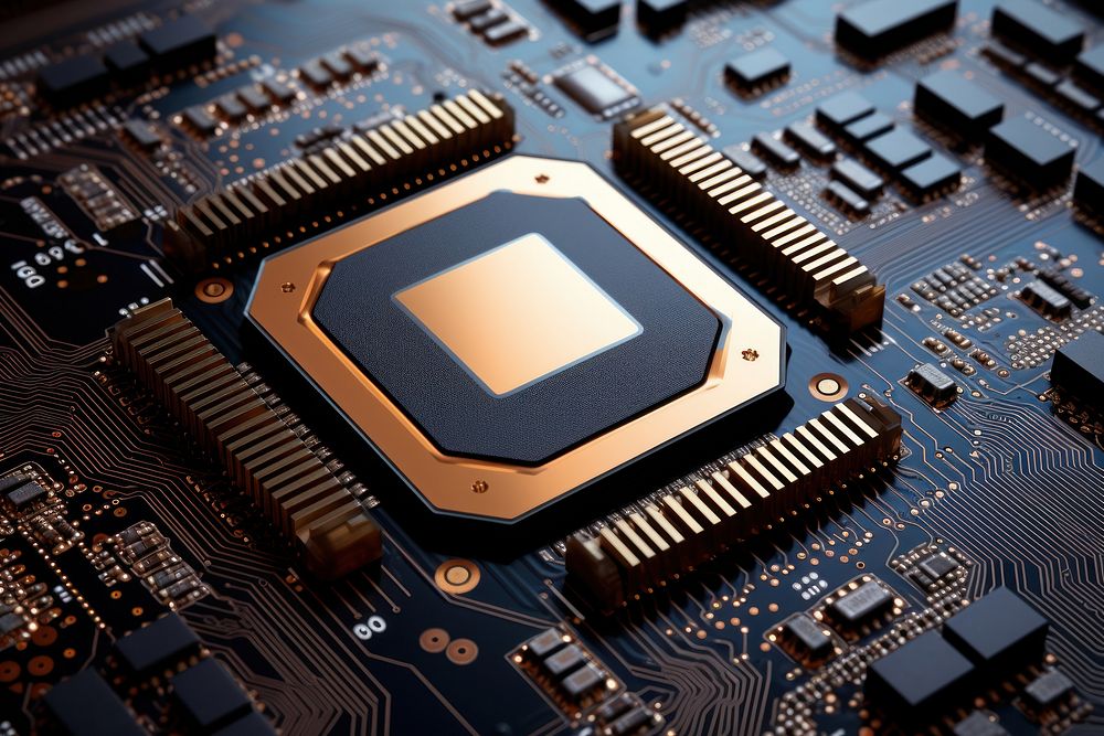 Computer architecture motherboard electronics. | Free Photo - rawpixel