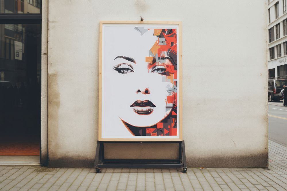 Posters painting street wall. | Free Photo - rawpixel