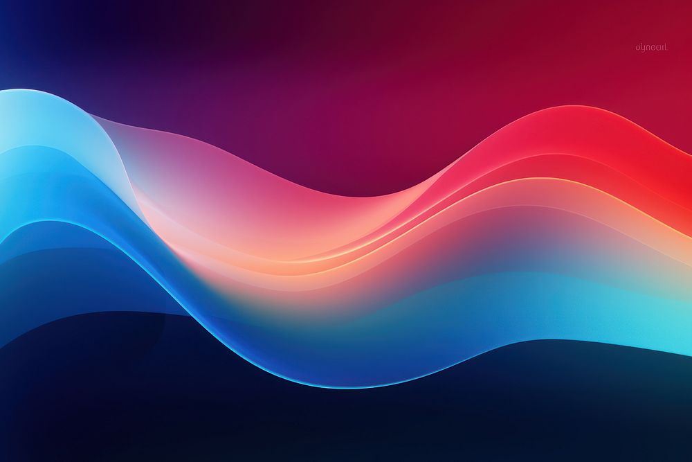 Gradient wave shape background backgrounds | Free Photo Illustration ...