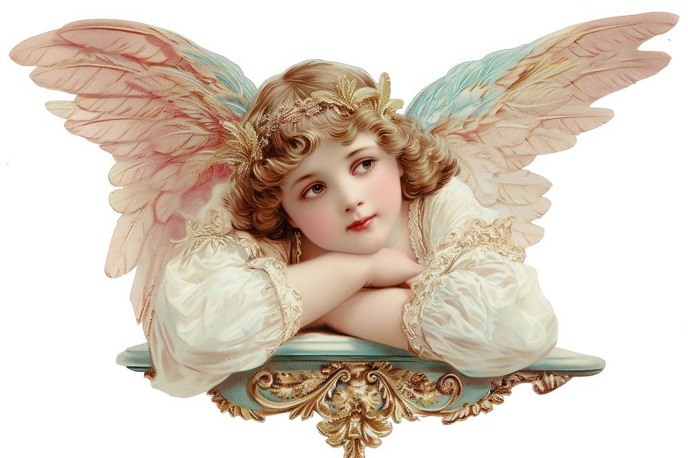 Angel white background representation spirituality. | Free Photo ...