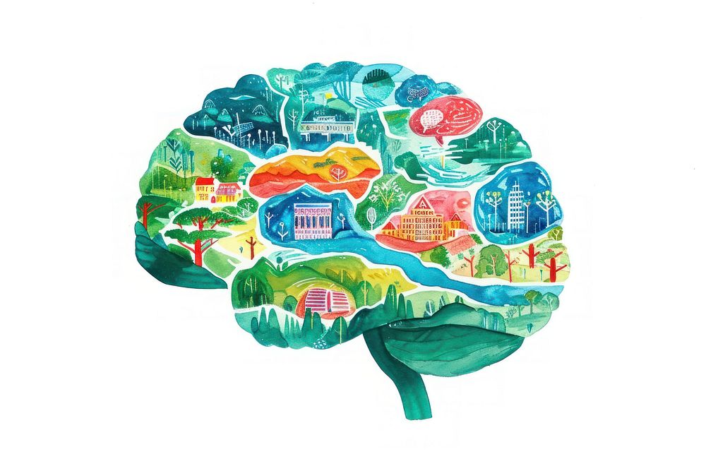 Brain drawing sketch illustrated. | Premium Photo Illustration - rawpixel