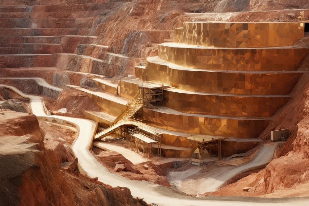 Large copper mine outdoors architecture | Free Photo - rawpixel