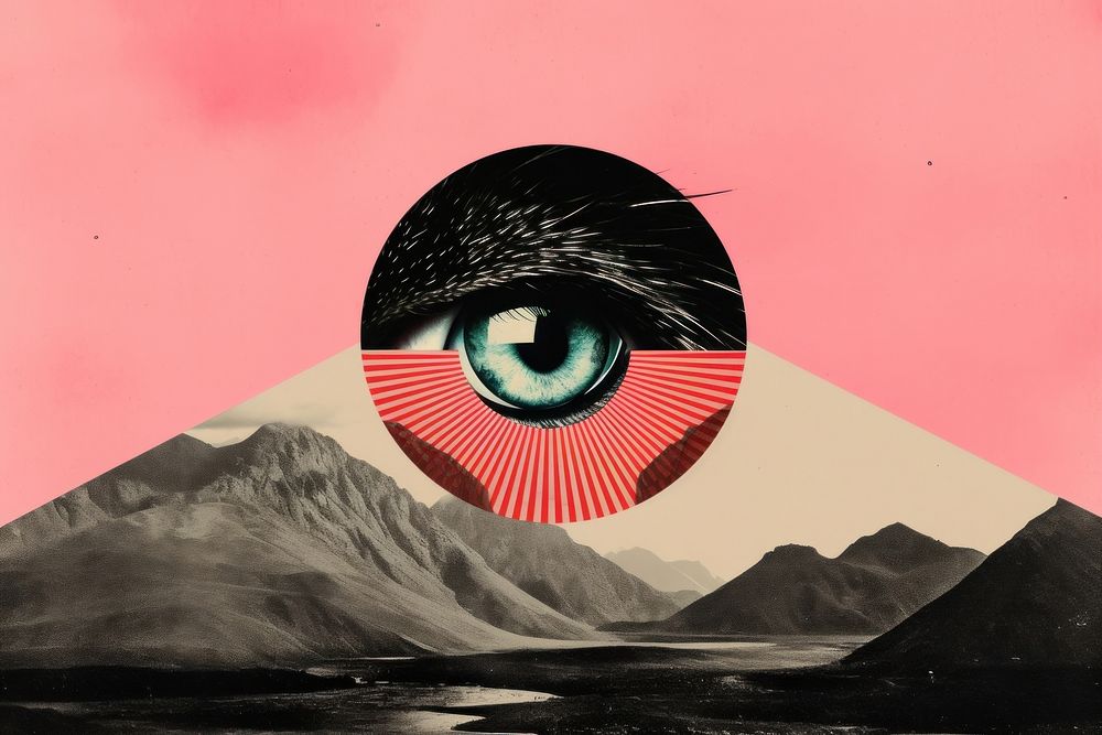 Eye graphics nature art. | Free Photo Illustration - rawpixel