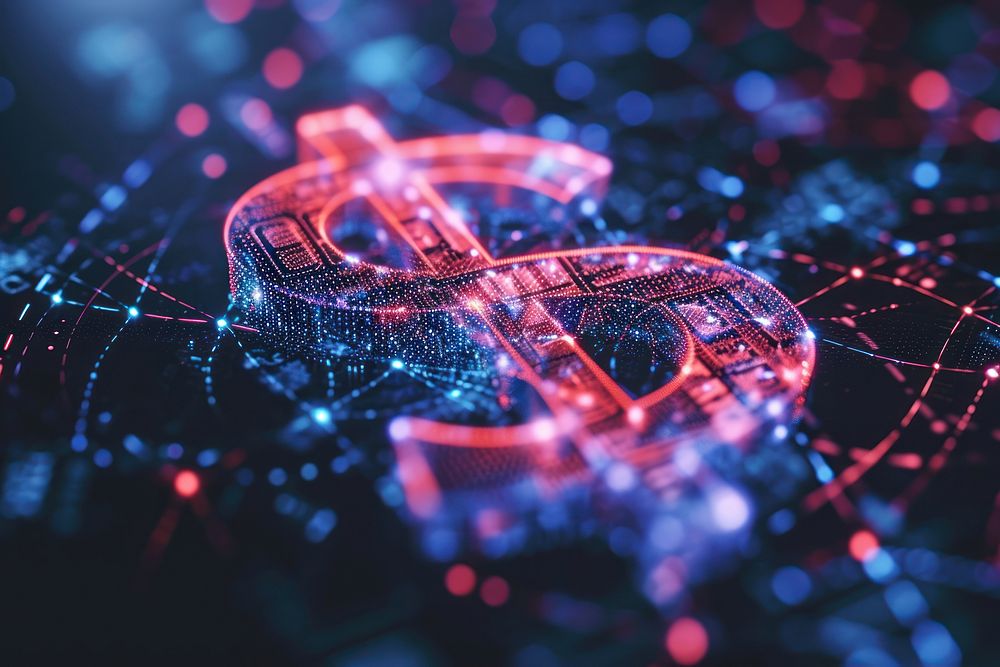 Money backgrounds technology blue. | Premium Photo Illustration - rawpixel