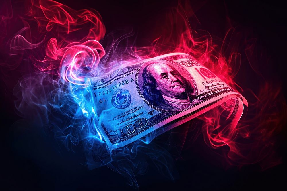 Money purple light blue. | Free Photo Illustration - rawpixel