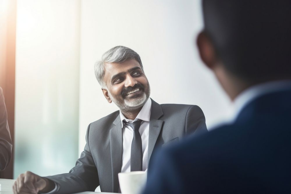 Indian man conversation interview meeting. | Free Photo - rawpixel