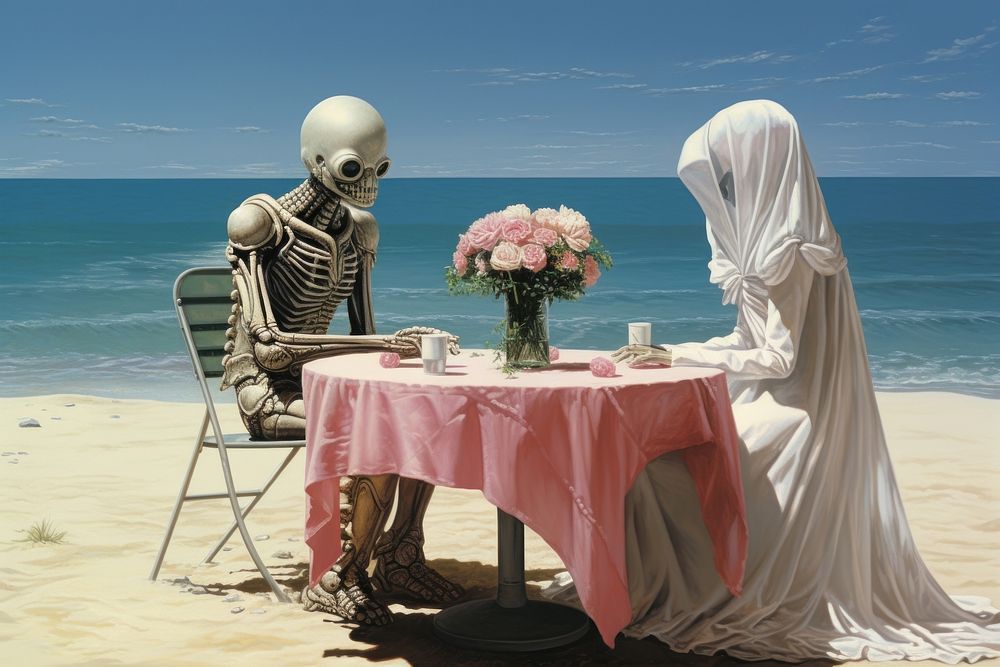 Alien wedding beach outdoors nature | Premium Photo Illustration - rawpixel