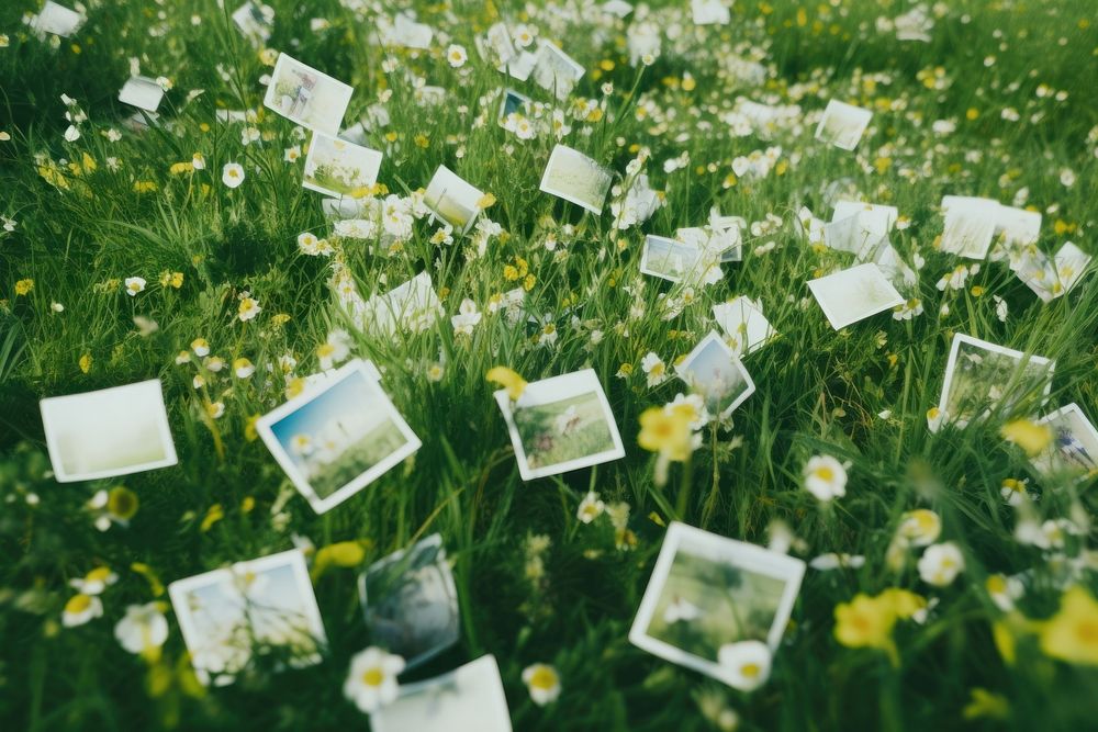 Instax film frames nature flower | Free Photo - rawpixel