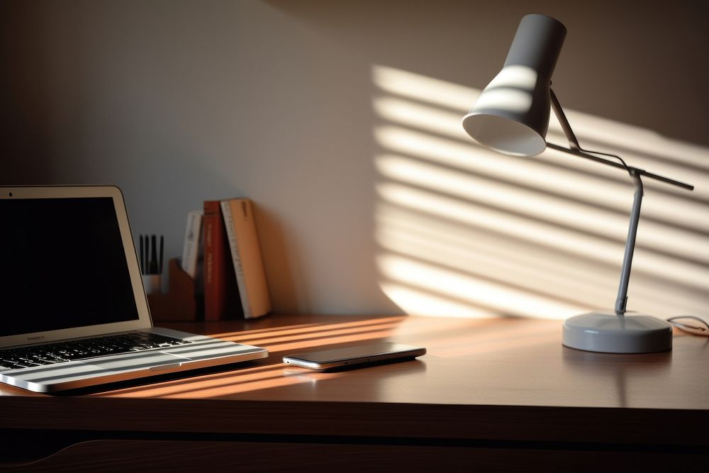 Computer white wallpaper working desk | Free Photo - rawpixel