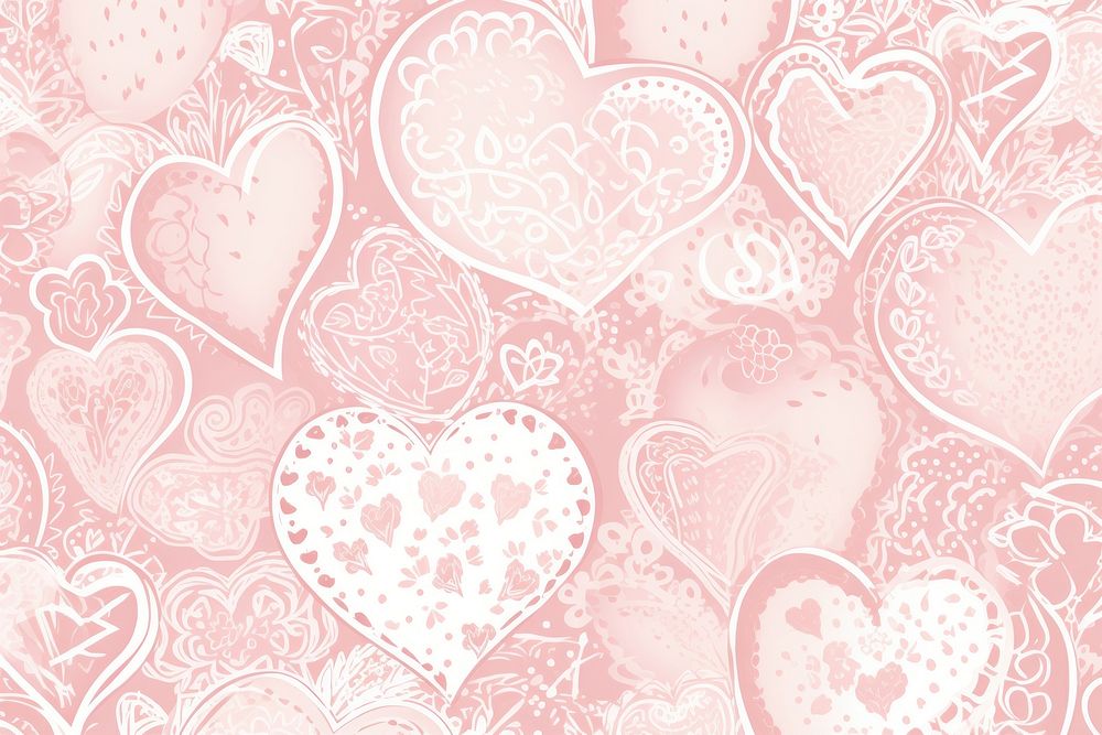 Hearts pattern microbiology backgrounds creativity. | Free Photo ...