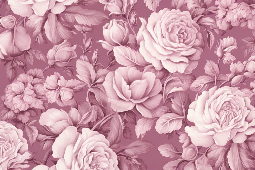 Rose wallpaper pattern flower. | Free Photo Illustration - rawpixel