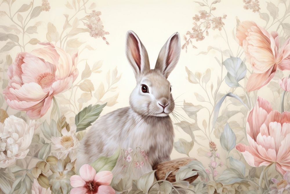 Rabbit animal mammal rodent. | Free Photo Illustration - rawpixel