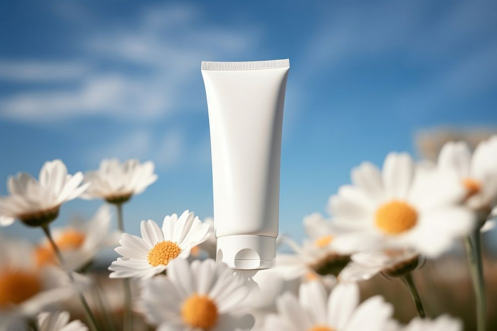Sunscreen tube flower cosmetics summer. | Premium Photo - rawpixel