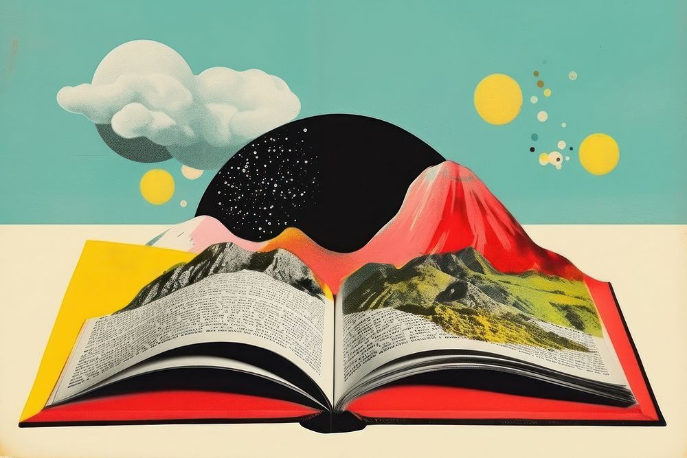 Collage open book publication creativity | Free Photo Illustration ...