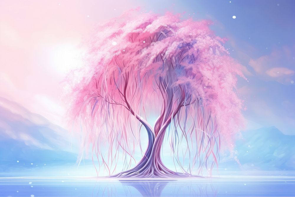 Willow tree outdoors nature plant. | Premium Photo Illustration - rawpixel